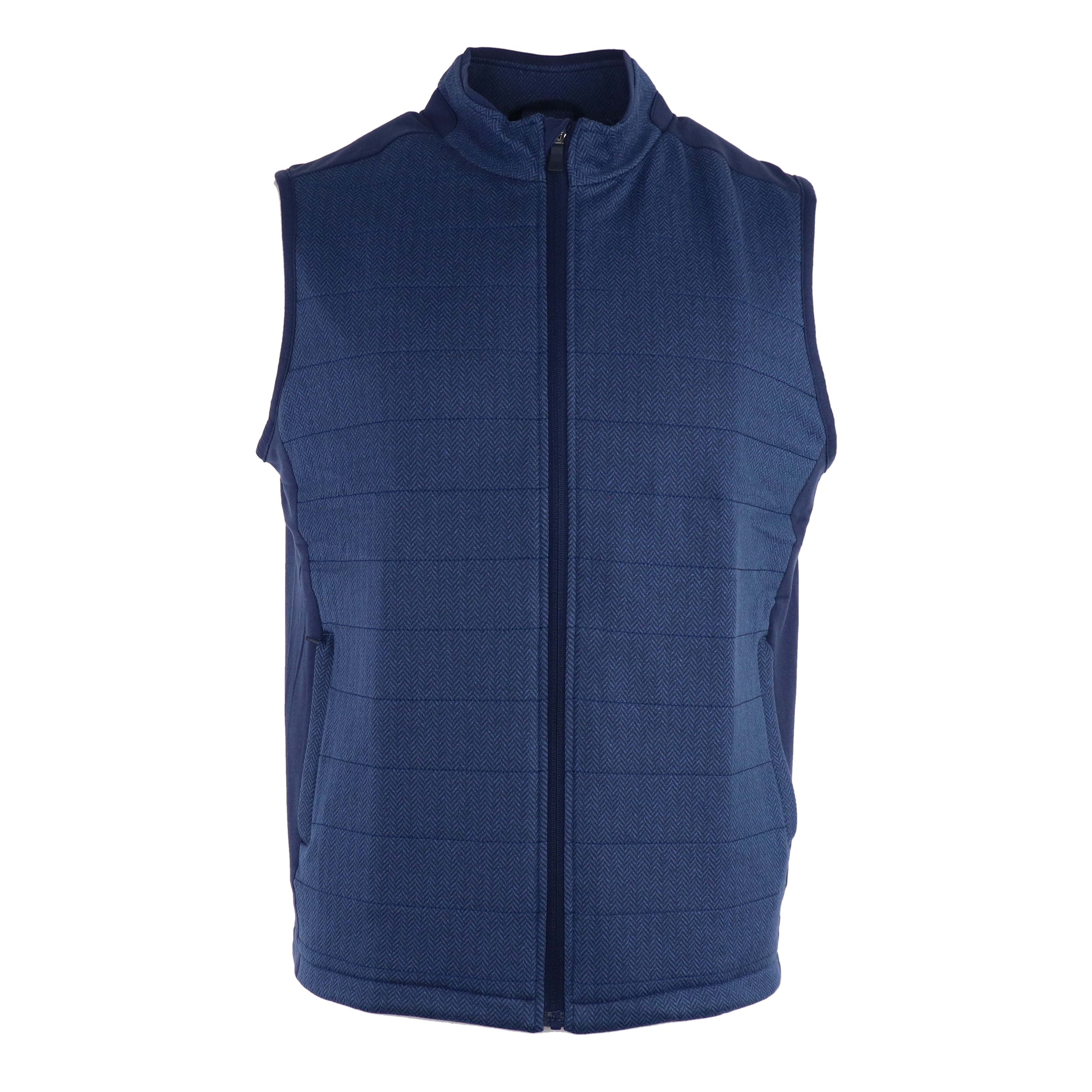 The Perry Vest in Navy Herringbone – Hampton's