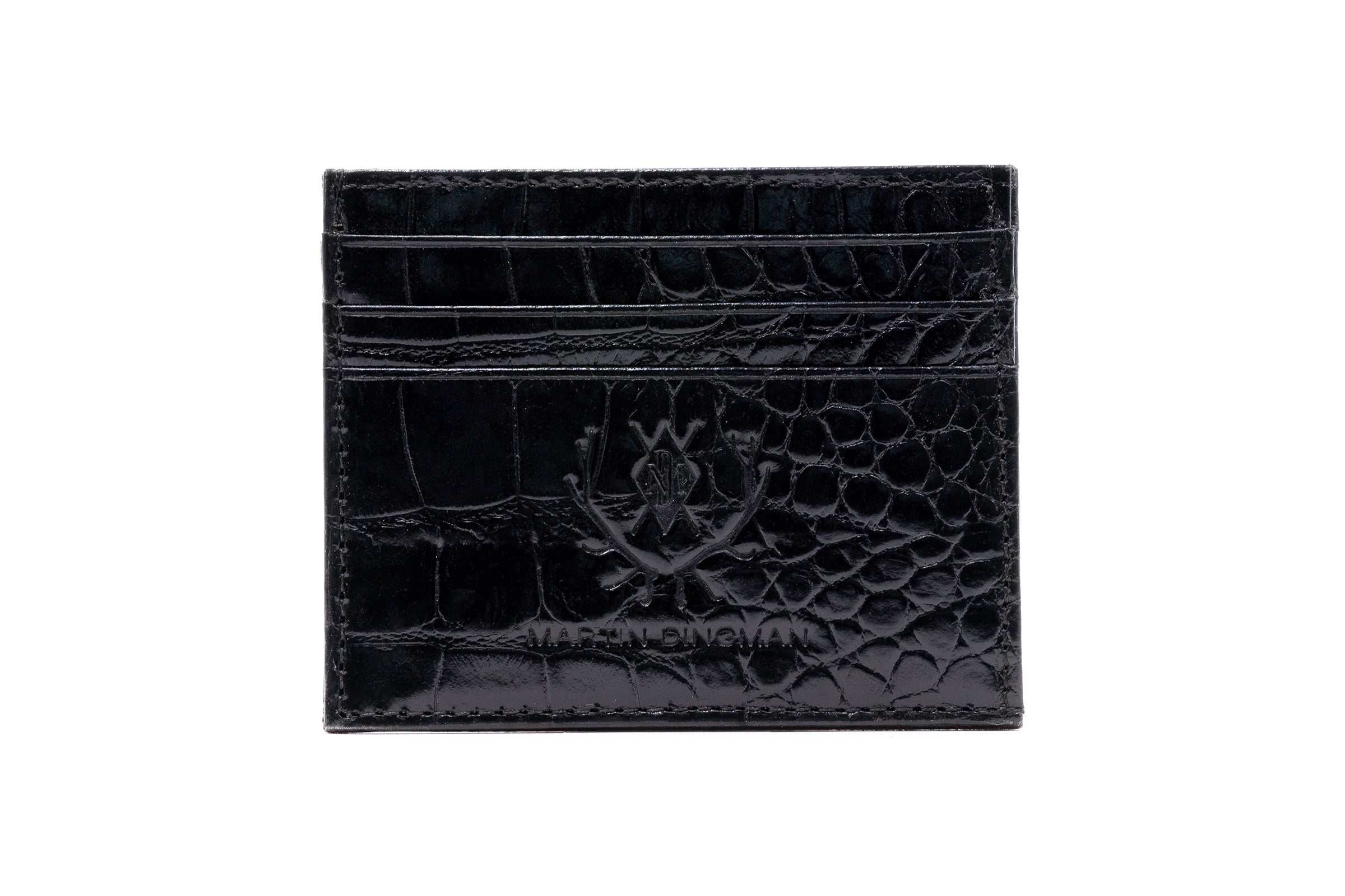 Anthony Hand Finished Alligator Grain Leather ID Wallet – Hampton's