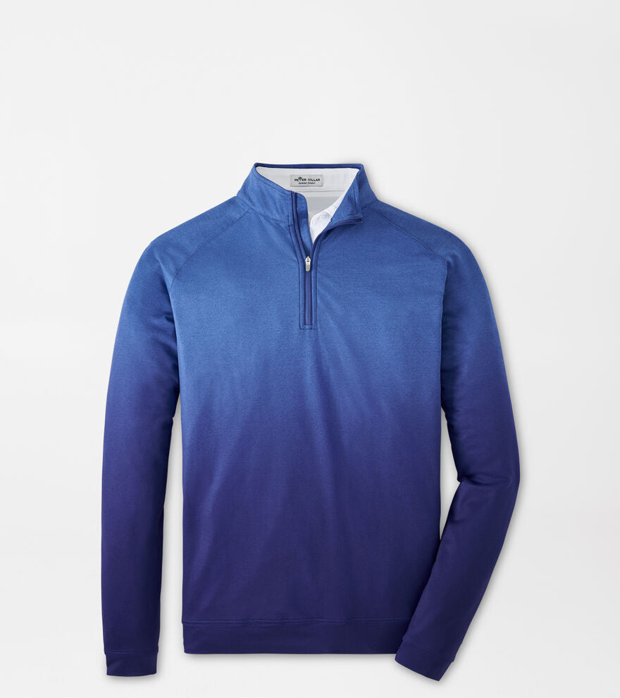 Perth Ombre Performance Quarter-Zip in Navy – Hampton's